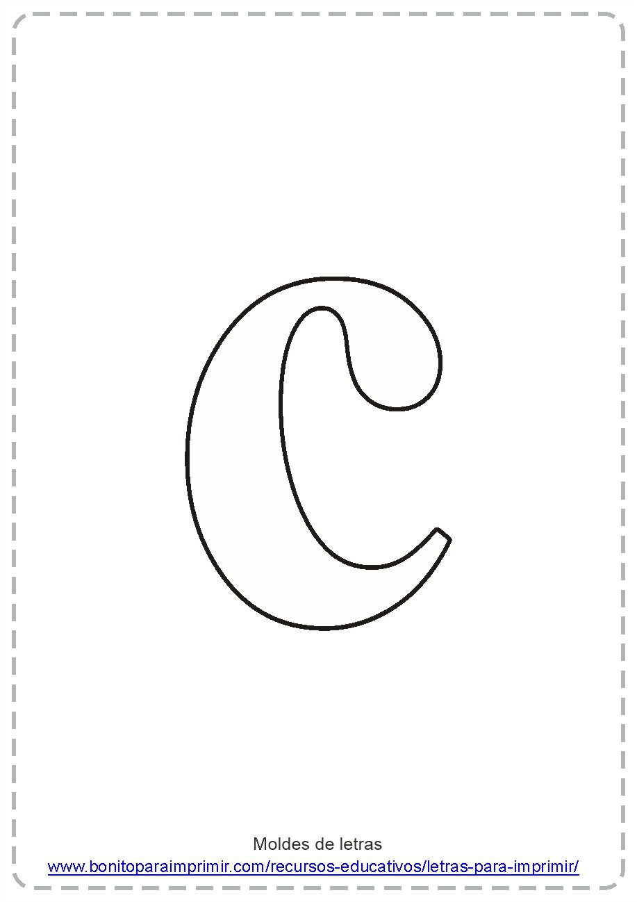 Letras C para imprimir - Letras para imprimir