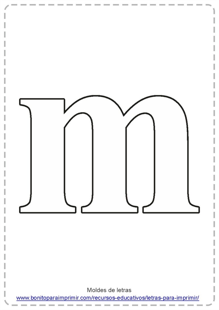 Letras M para imprimir - Letras para imprimir