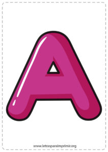 Letras a colores - Letras para imprimir