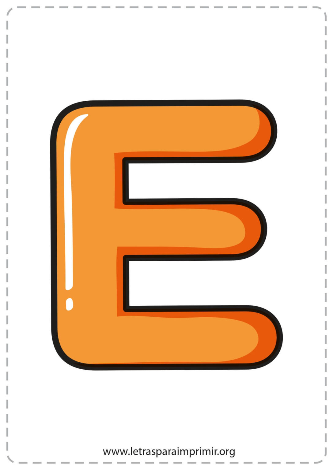 Letras a colores - Letras para imprimir