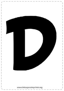 Letras Negras para imprimir - Letras para imprimir