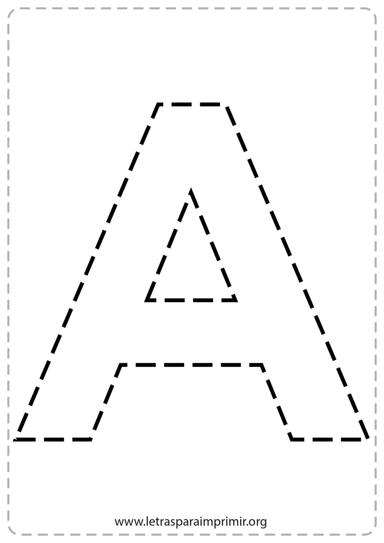 Letras para recortar - Letras para imprimir