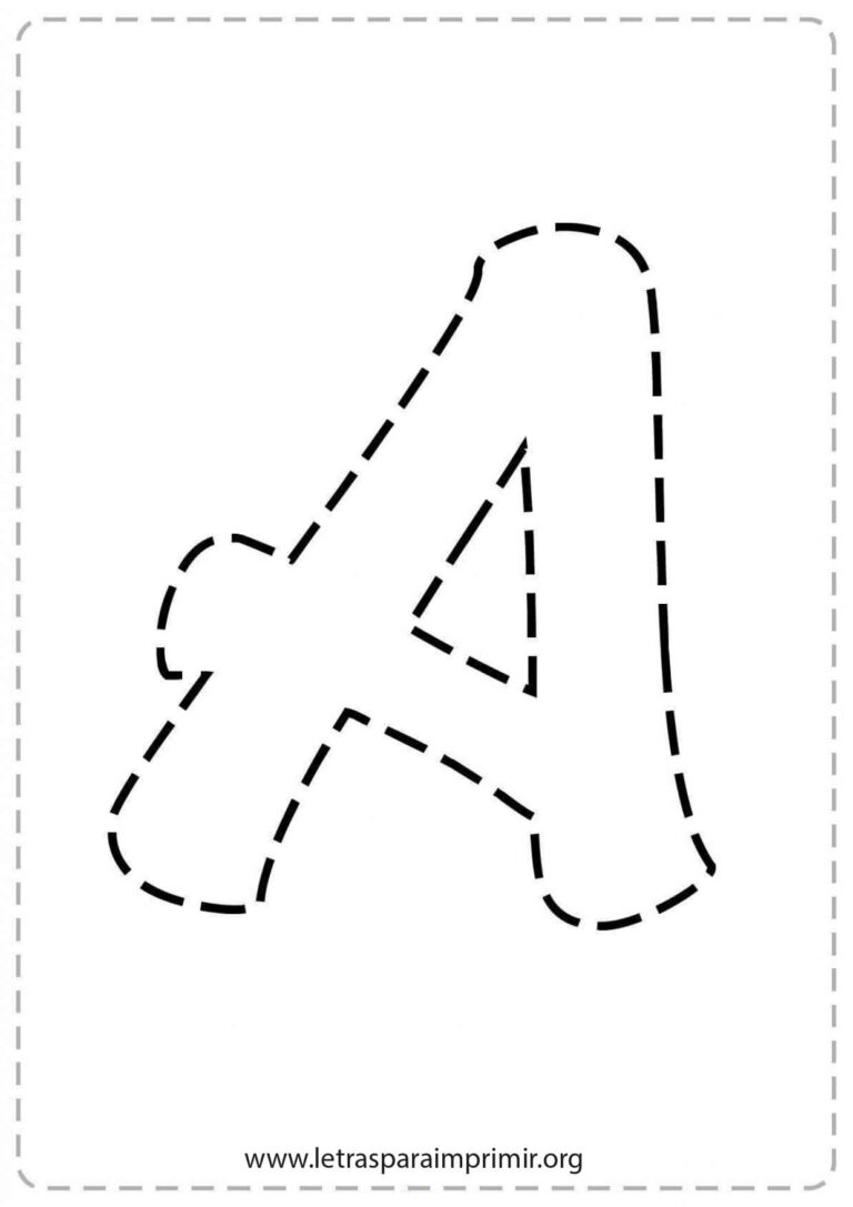 Letras para recortar - Letras para imprimir