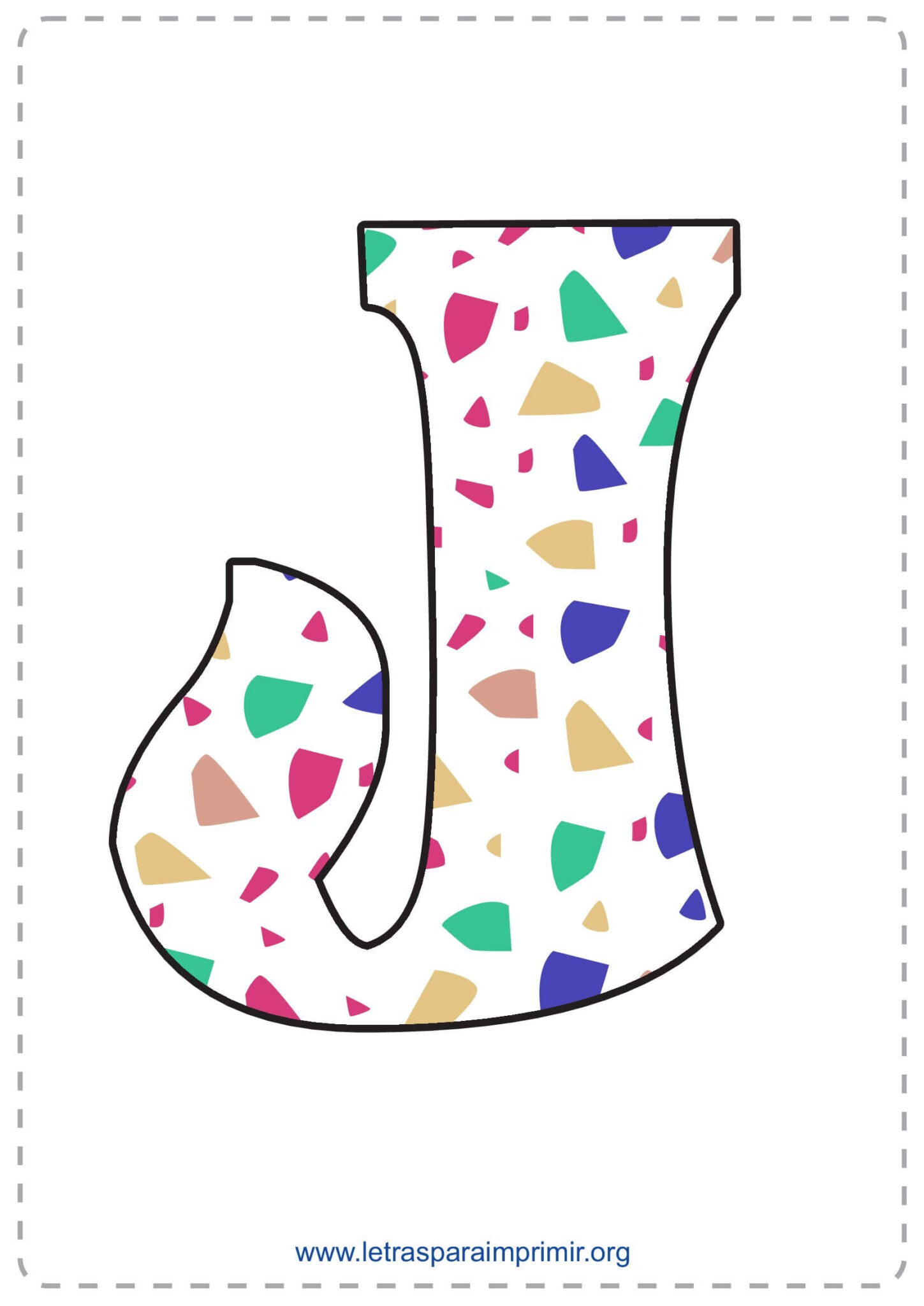 Letras J para imprimir - Letras para imprimir