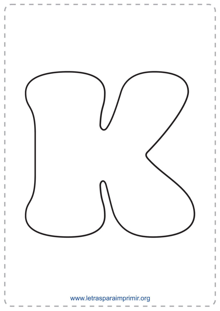 Letras K para imprimir - Letras para imprimir