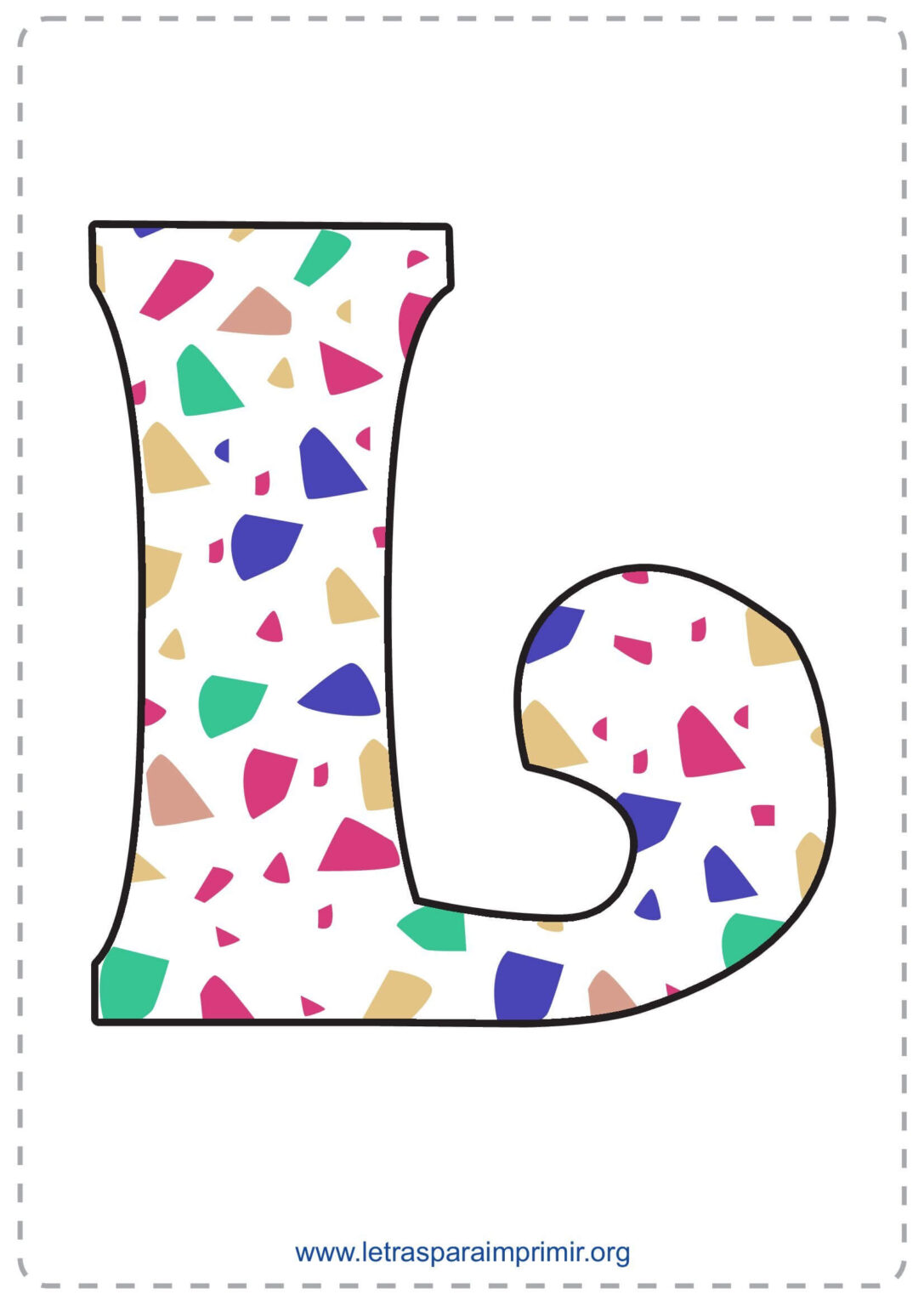 Letras L para imprimir - Letras para imprimir