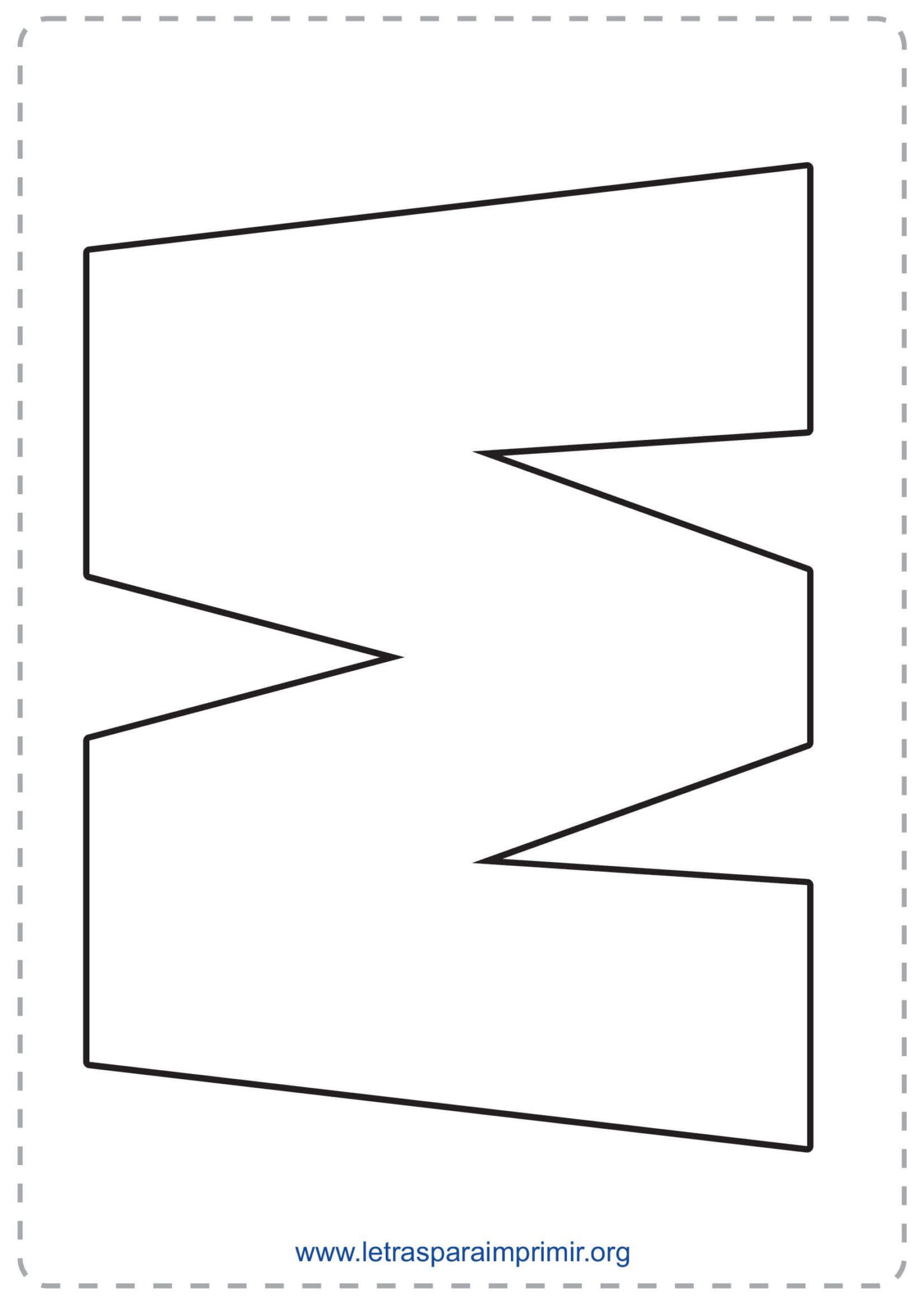 Letras M para imprimir - Letras para imprimir