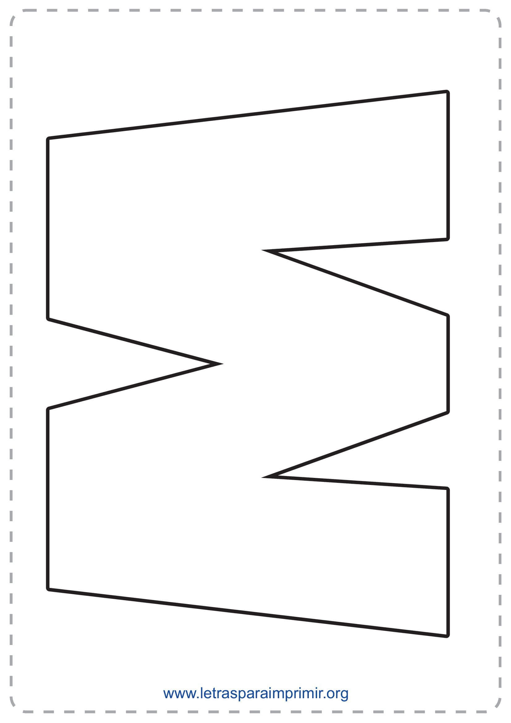 Letras M para imprimir - Letras para imprimir