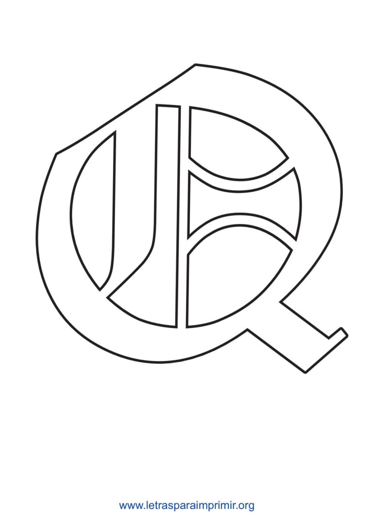 Letras Q para imprimir - Letras para imprimir
