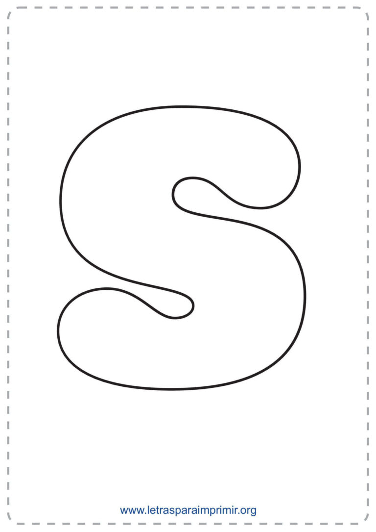 Letras S para imprimir - Letras para imprimir