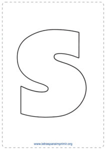 Letras S para imprimir - Letras para imprimir