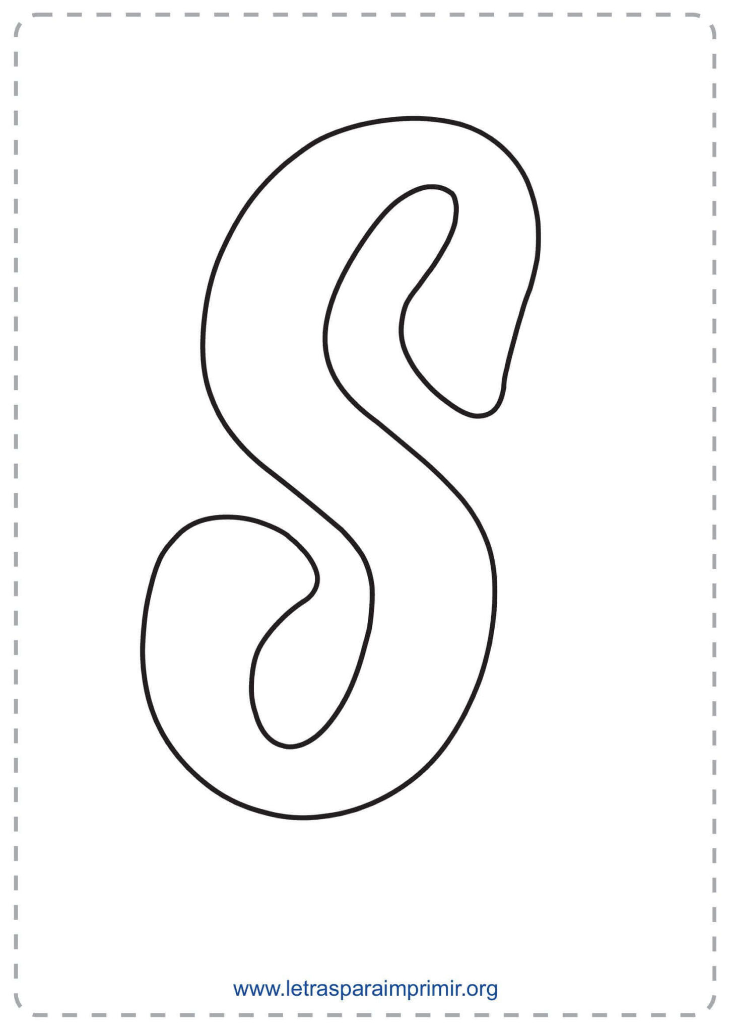 Letras S para imprimir - Letras para imprimir