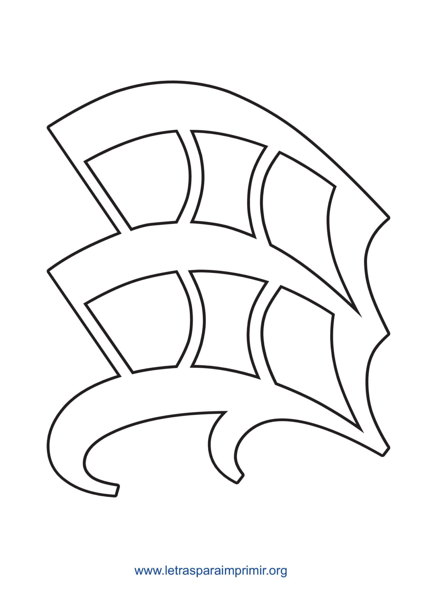 Letras W para imprimir - Letras para imprimir