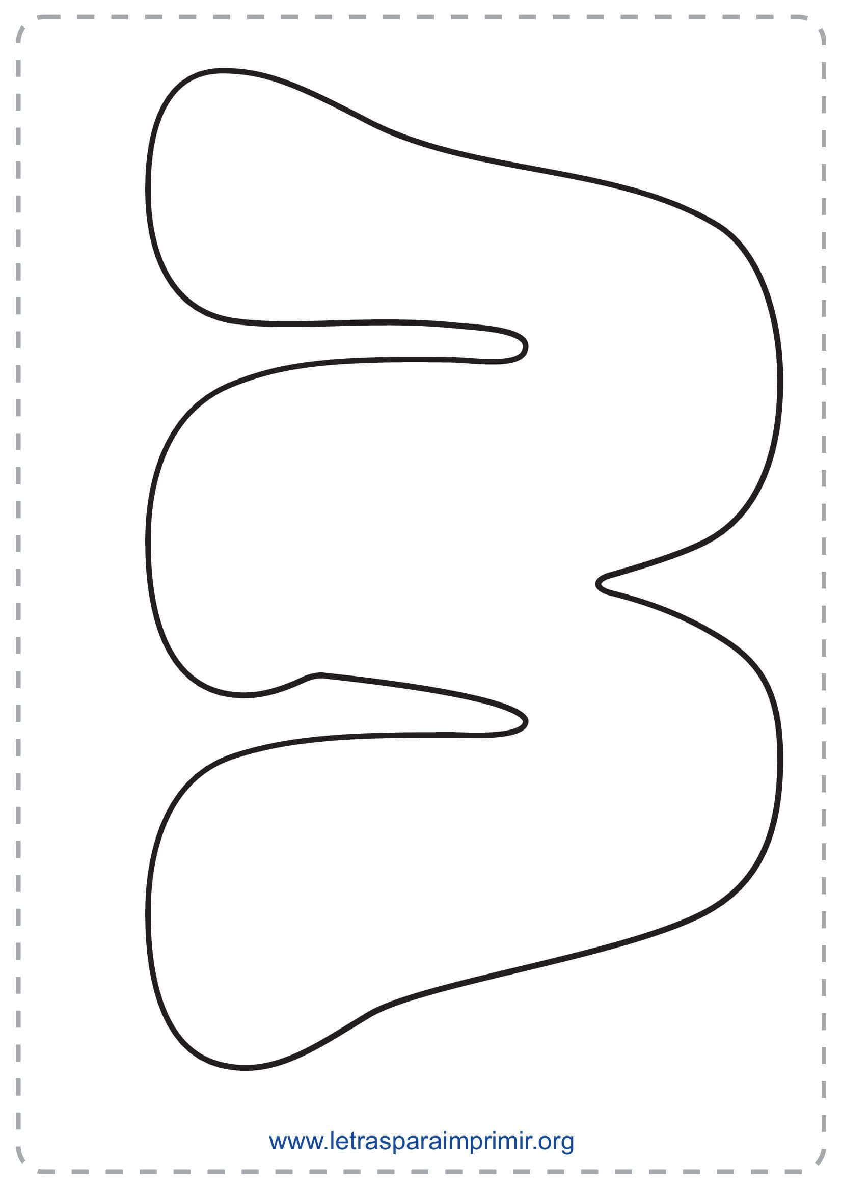 Letras W para imprimir - Letras para imprimir