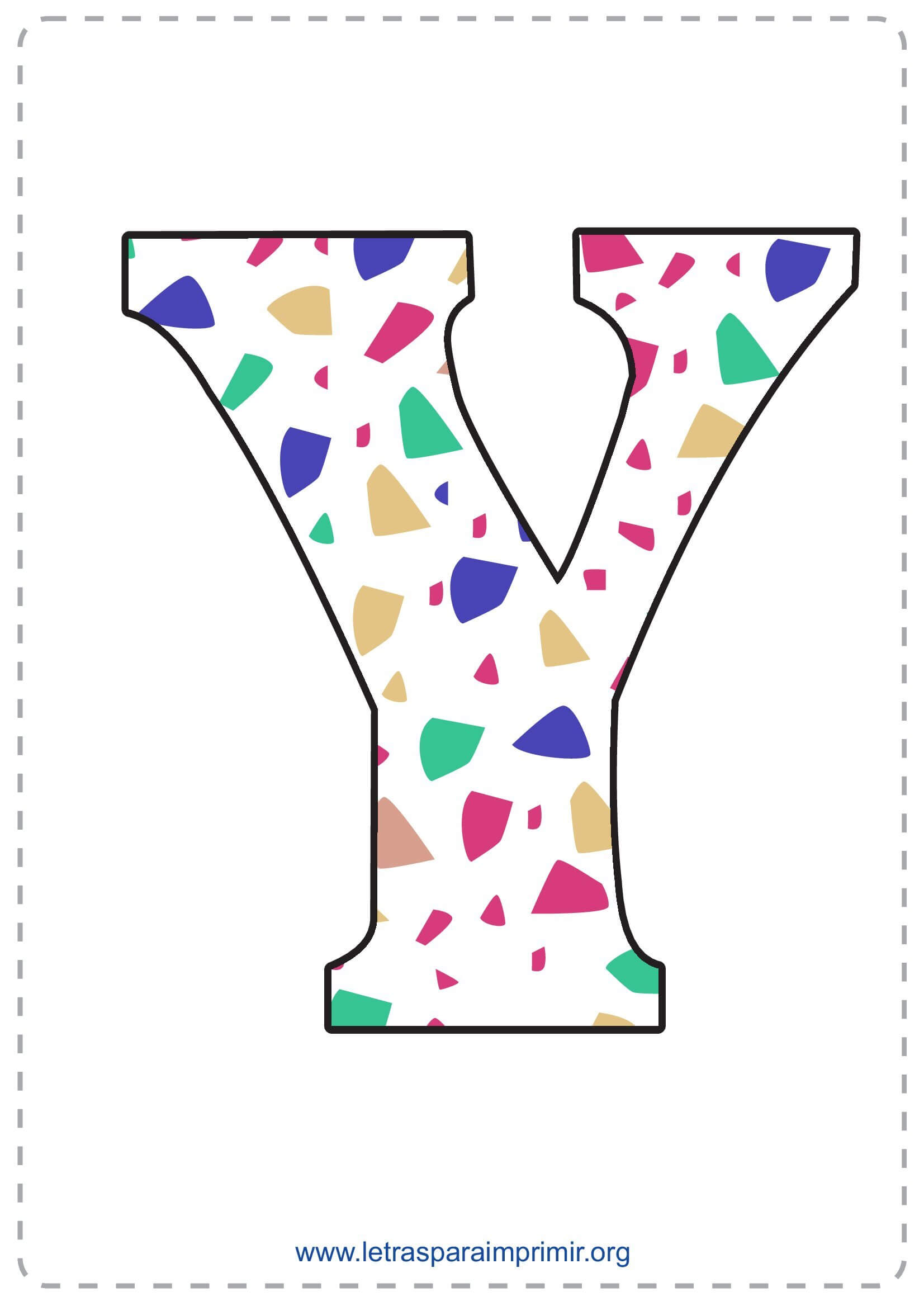 letras Y para imprimir - Letras para imprimir