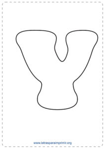 letras Y para imprimir - Letras para imprimir