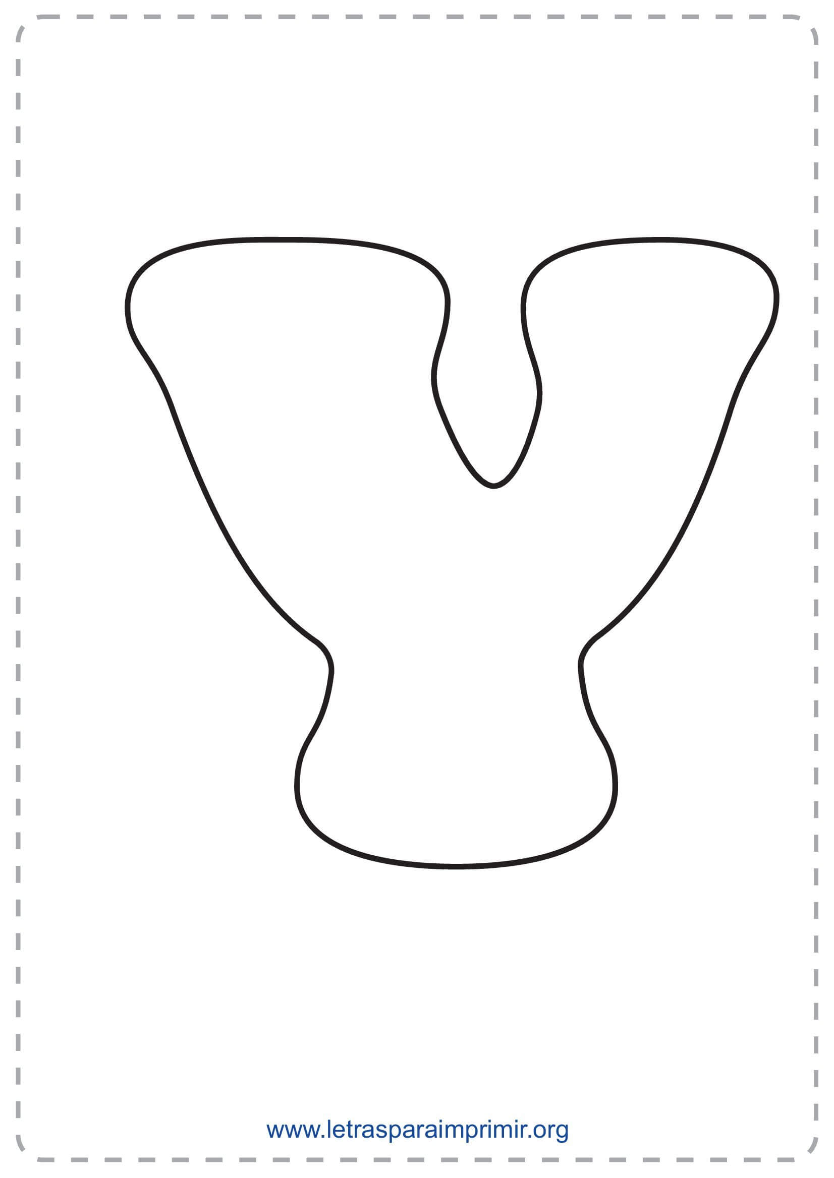 letras Y para imprimir - Letras para imprimir