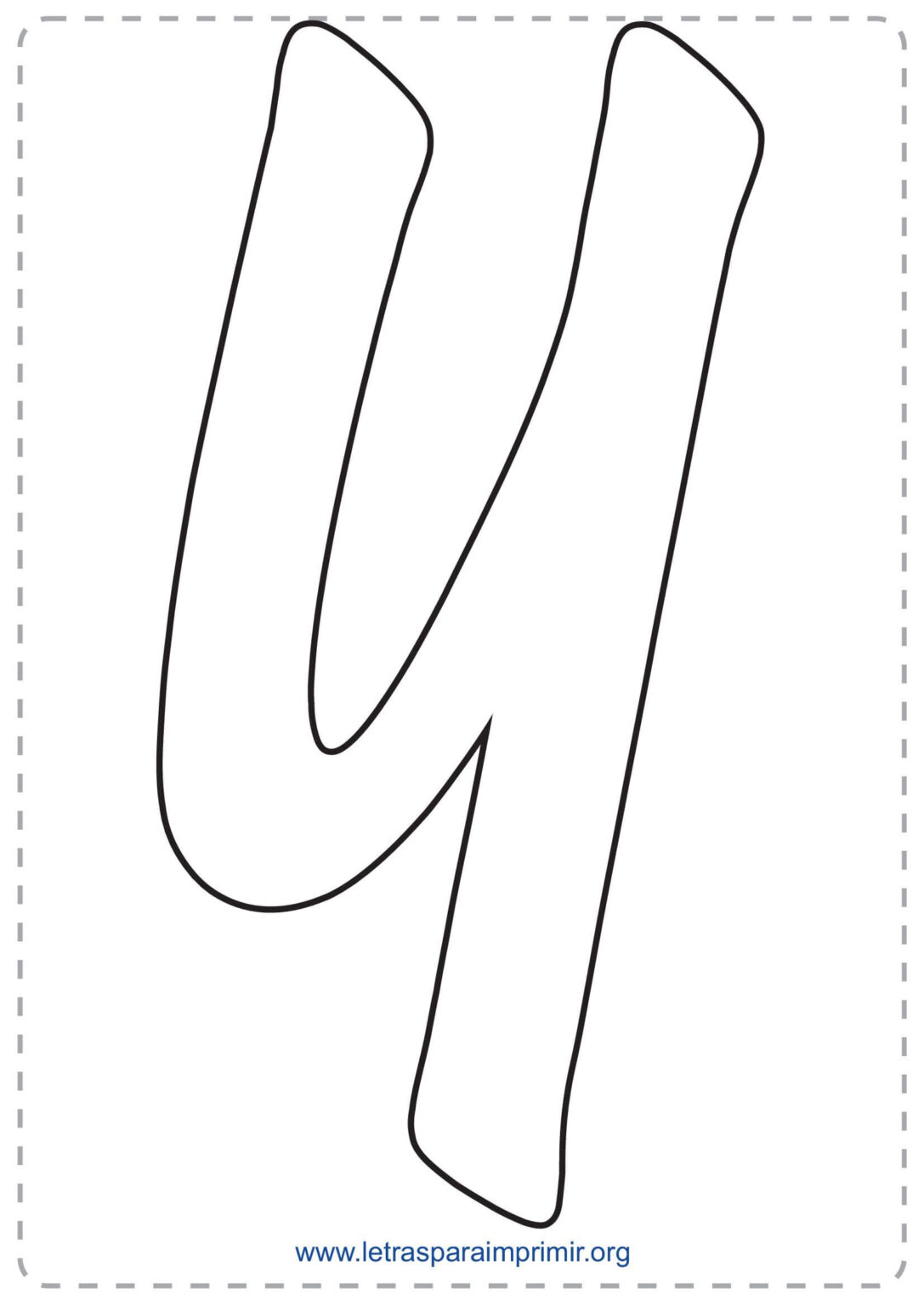 letras Y para imprimir - Letras para imprimir