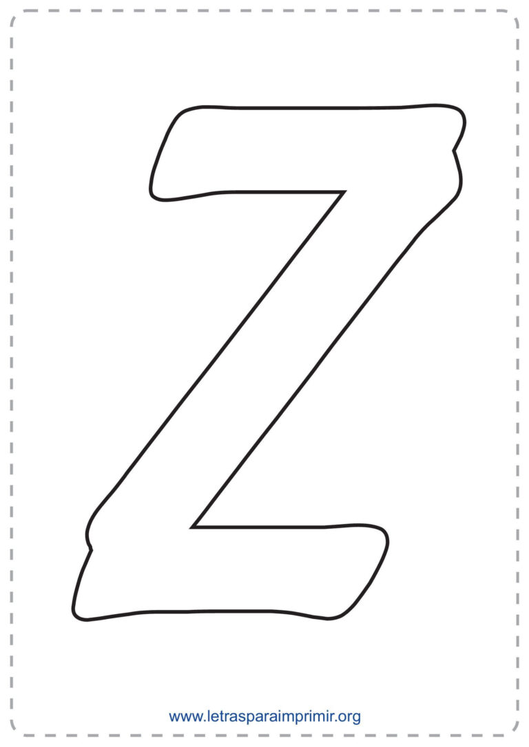 letras z para imprimir - Letras para imprimir