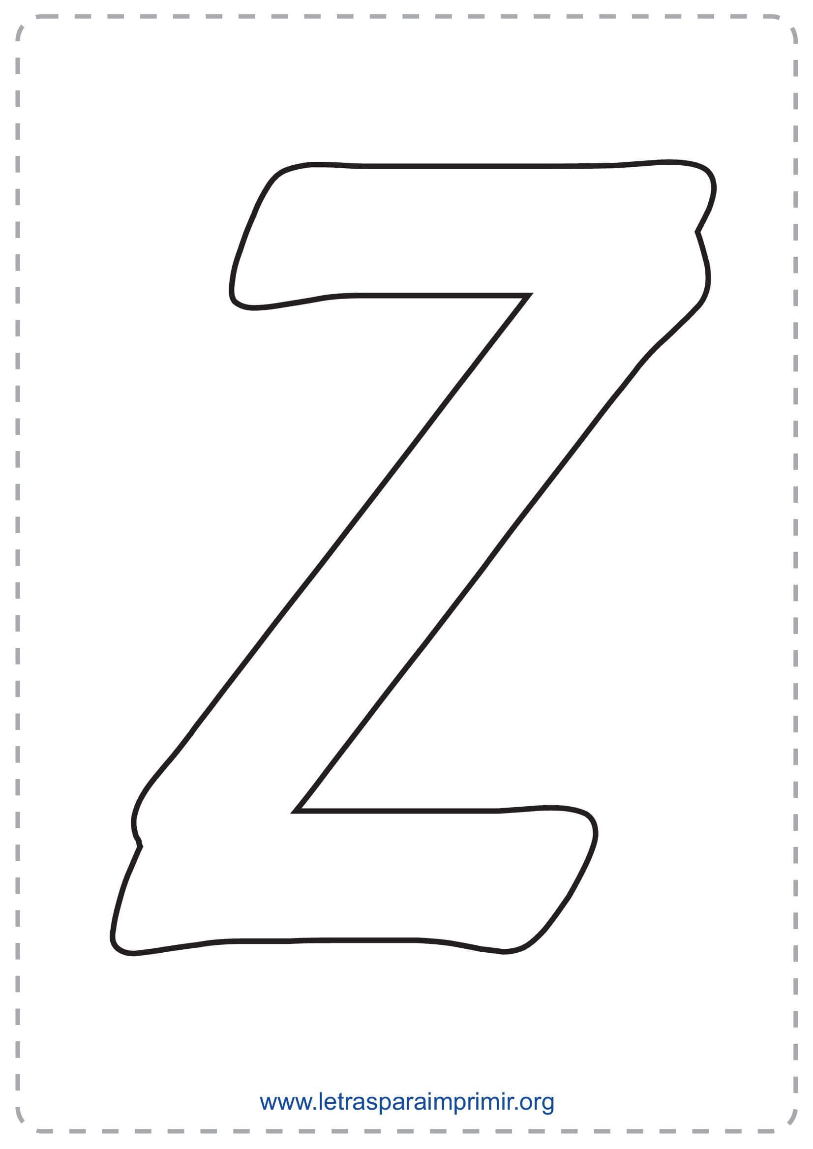 letras z para imprimir - Letras para imprimir