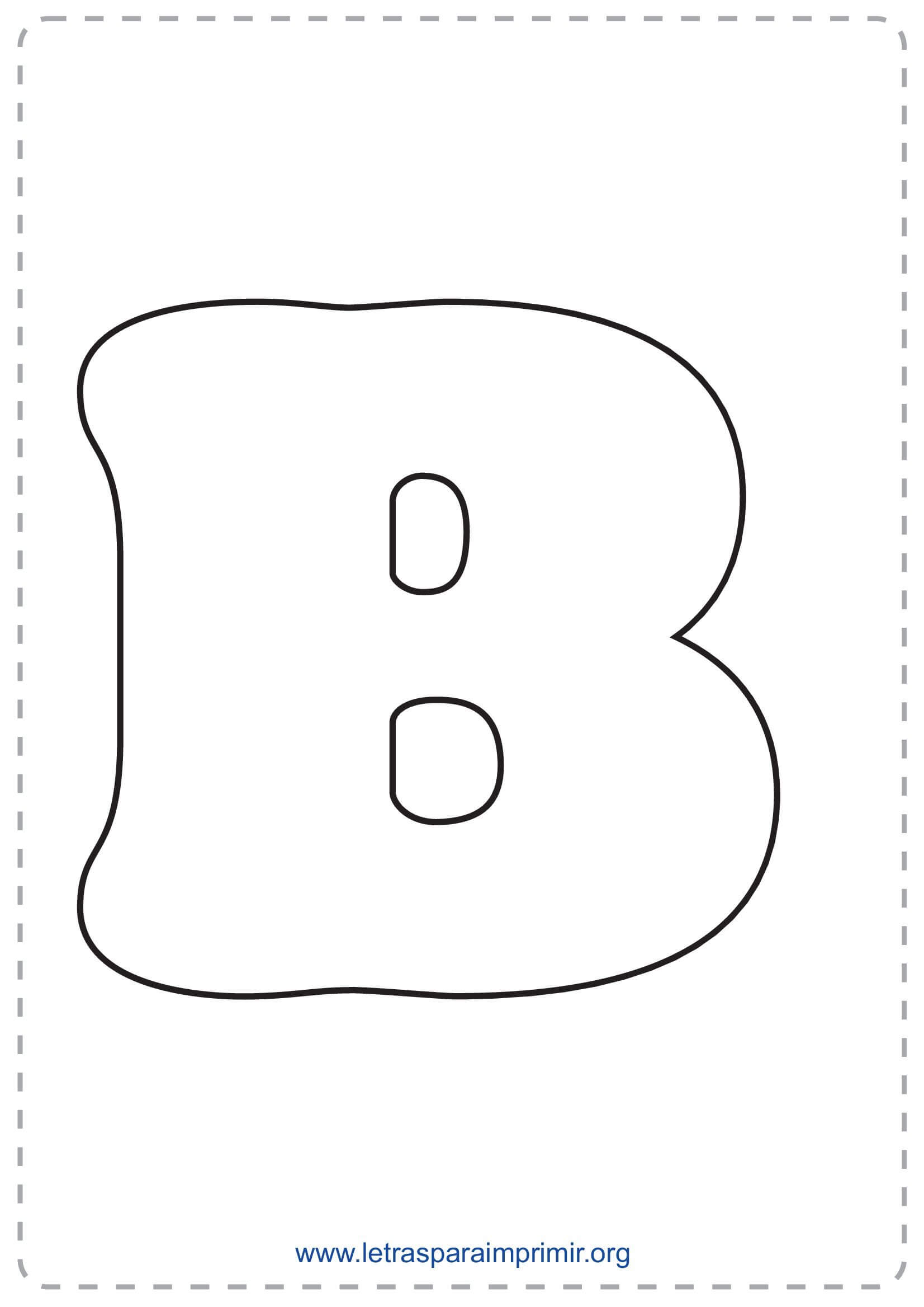 Letras B para imprimir - Letras para imprimir