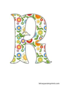 LETRAS DECORADAS - Letras para imprimir