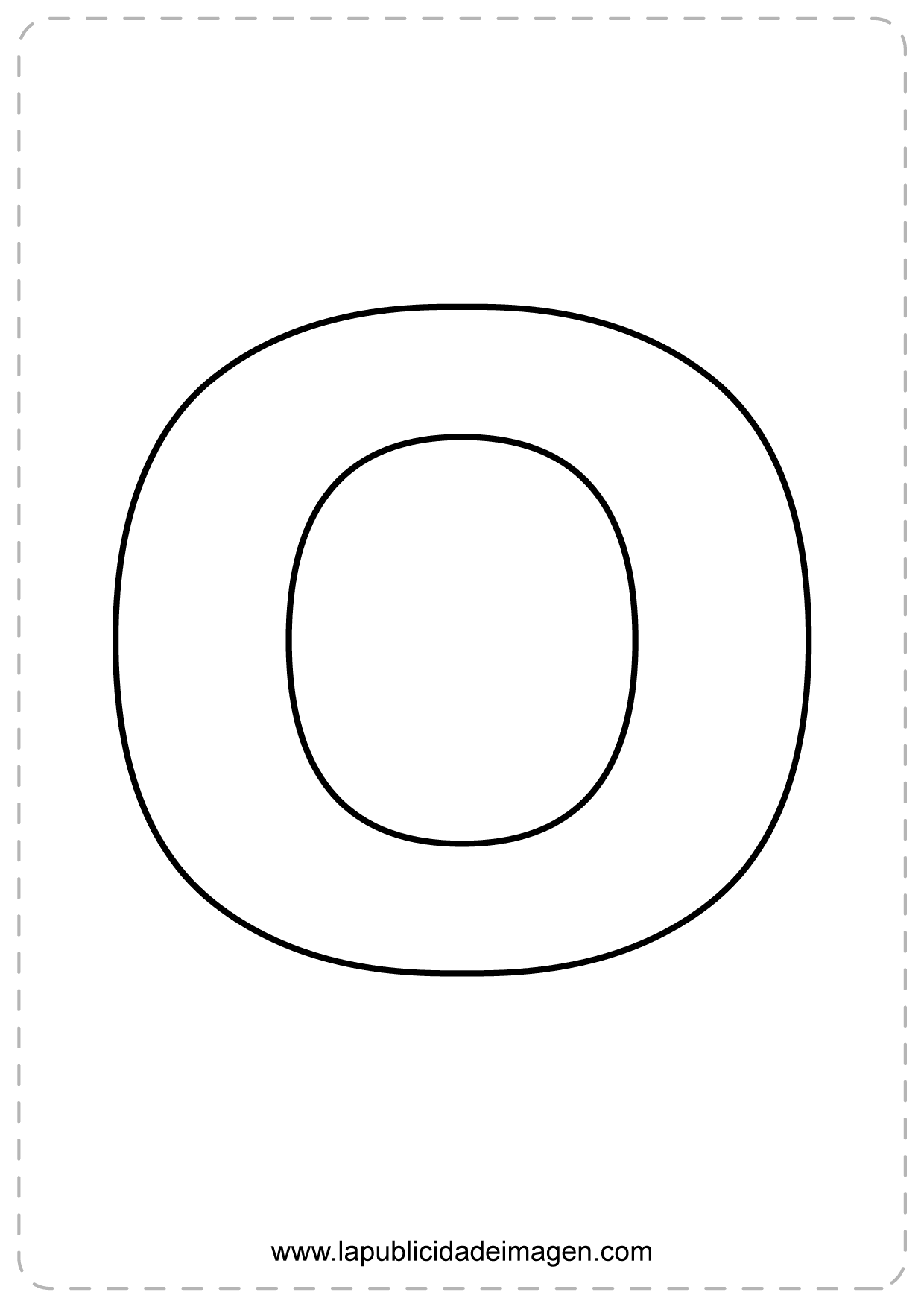 Numero 0 para imprimir - Letras para imprimir
