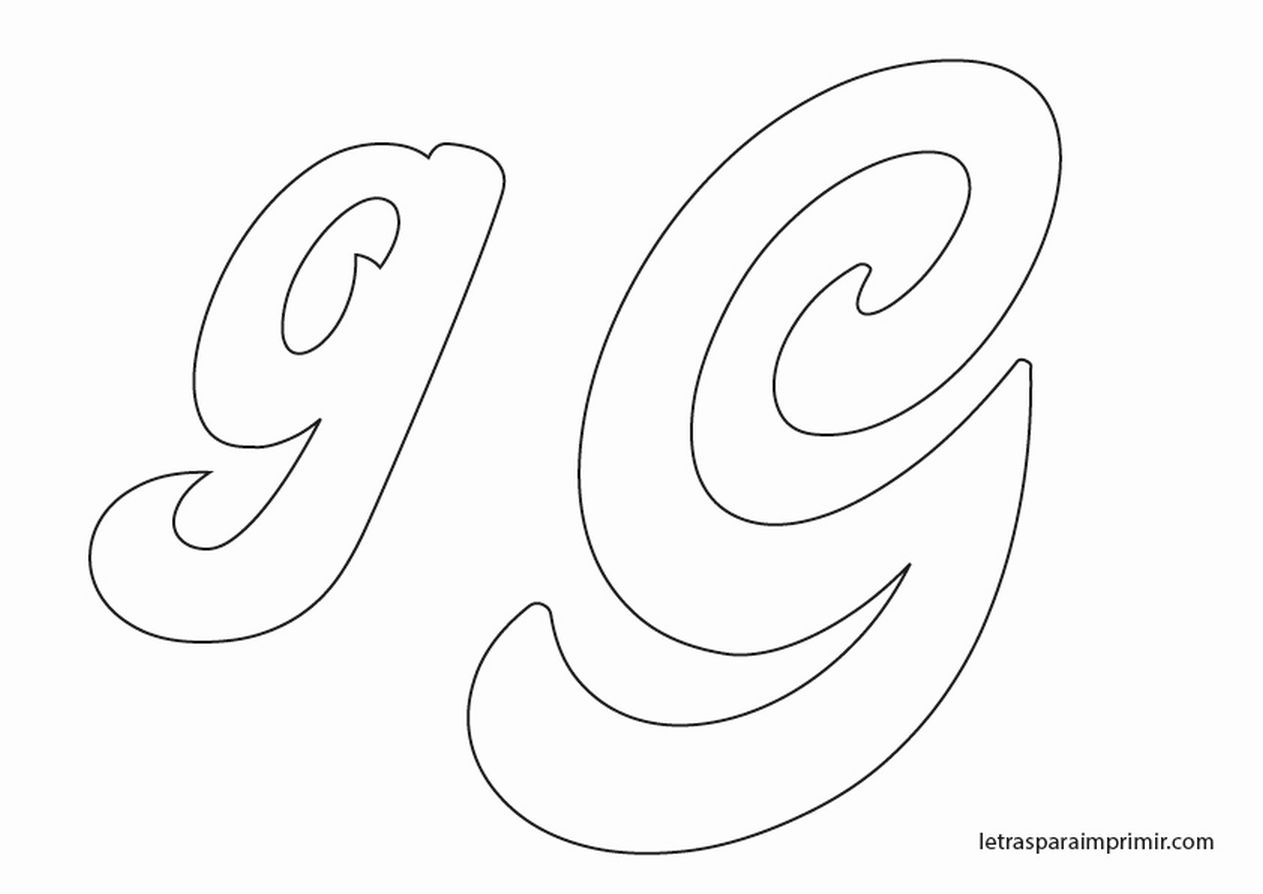 Moldes de letras Cursivas - Letras para imprimir