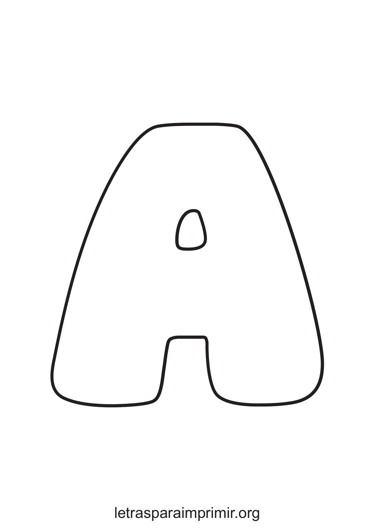 PDF de moldes de letras para imprimir - Letras para imprimir